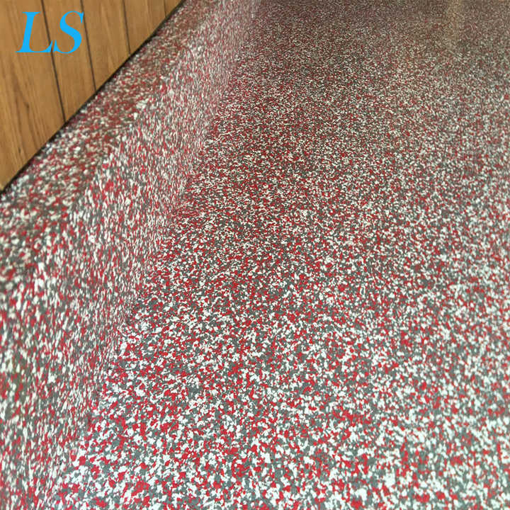Decoratieve Epoxy Vloerverf Kleur Rotsvlokken Chips Voor Garage Epoxy ...