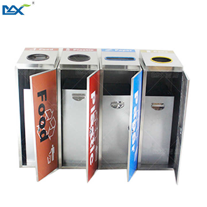 Museum Multi-Open Segregation Waste Bin - Recycling Bins