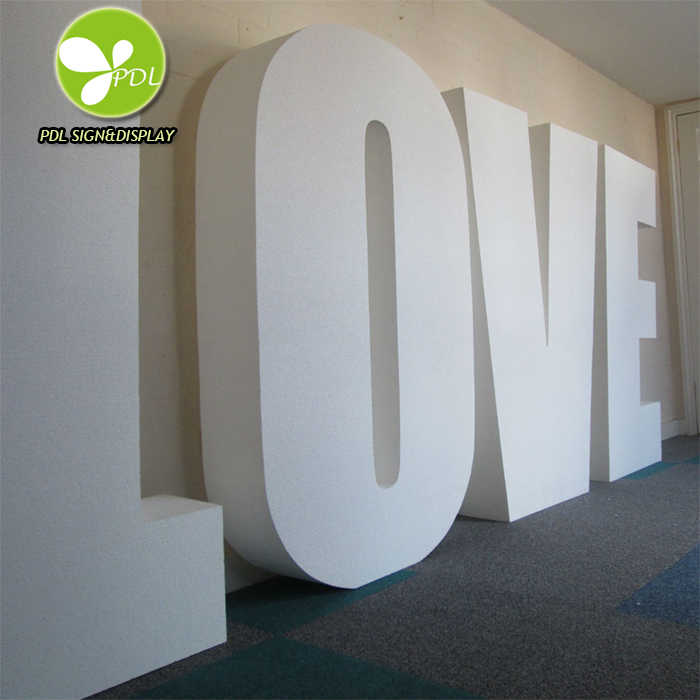 High Quality Free Standing PVC Large Alphabet Letters