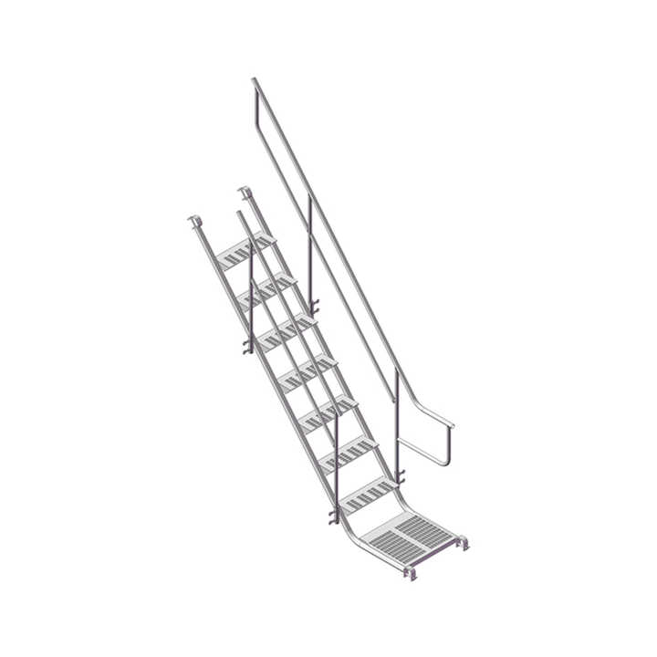 Internal Stair Unit with Handrails & Frames - Scaffolding System