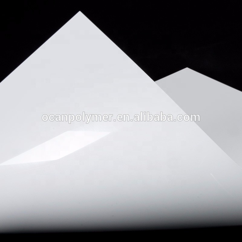 Milkly White Glossy Rigid PVC Sheet 1.0mm Thick for Furniture ...