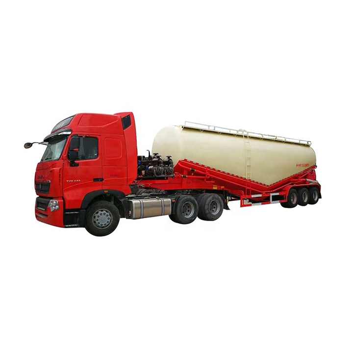 CLW 3 Axles Banana V Shape Bulker Powder Transport Trailer