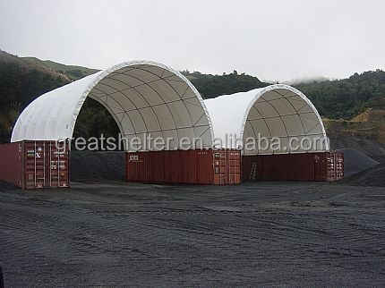 Promotional Awning for Sea Shipping Container - PVC Fabric