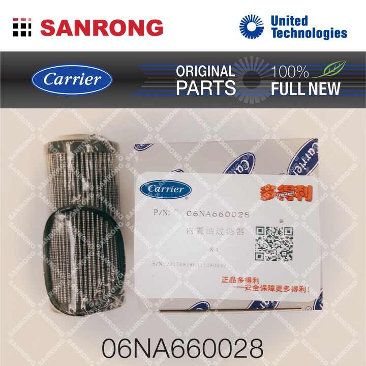 Carrier Oil Filter Kit 06NA660028 for 30HXC 30GX Compressors