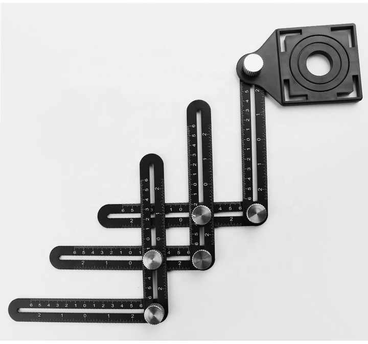 New Type Six-fold Ruler for Ceramic Tile Laying Tile Positioning Hole ...