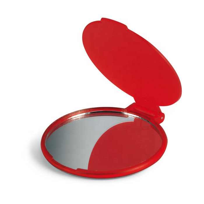 Cheap Compact Round Pocket Plastic Mirror - Foldable