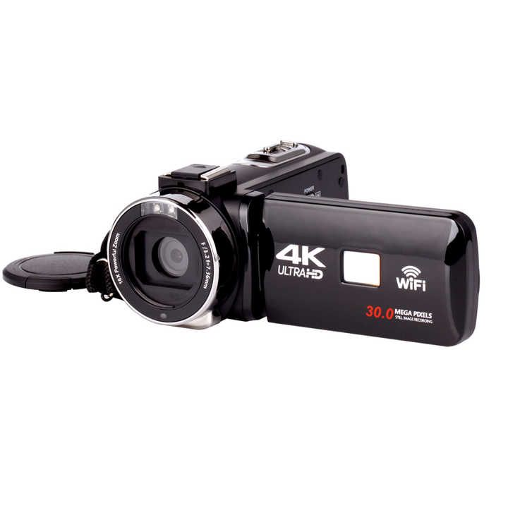 4K Video Camera HD Camcorder with WiFi & Zoom Function
