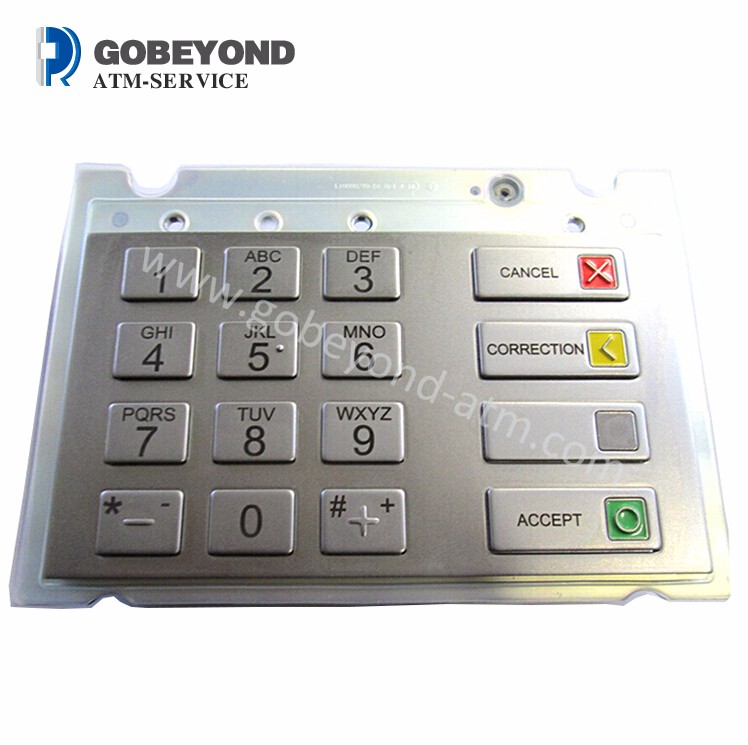 ATM Keypad - Stainless Steel Waterproof Metal Keypad