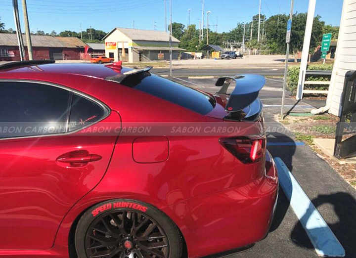SRD Style Carbon Fiber Rear Spoiler Wing for Lexus IS250