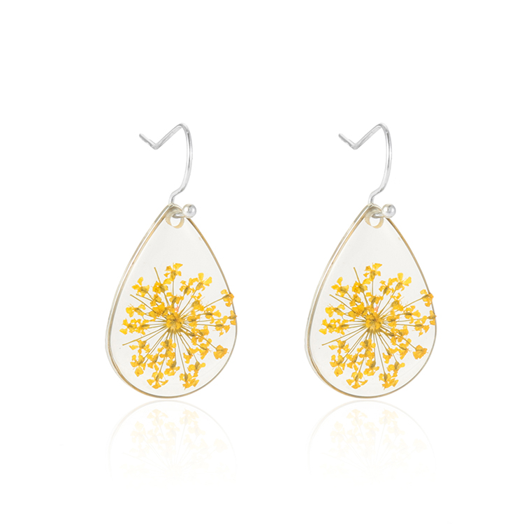 Pressed Flower Resin Jewelry - Trendy Nature-Inspired Design