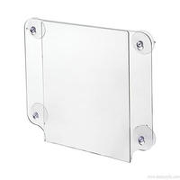 Buy Freestanding clear acrylic window sign holder with Custom Designs ...