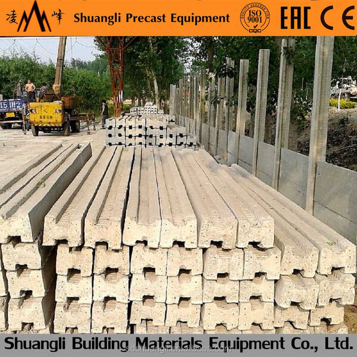 Precast Form Work Concrete Fence H Beam/column Molds for Sale