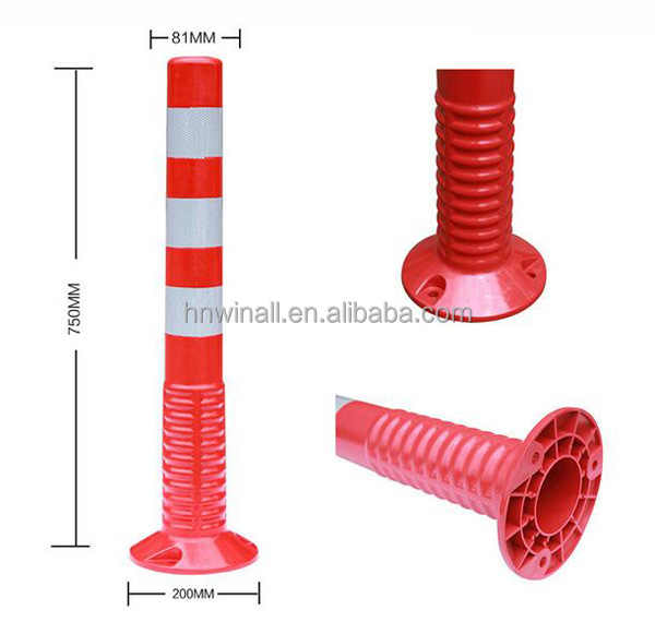 75cm Reflective Safety Poles - Enhance Road Visibility