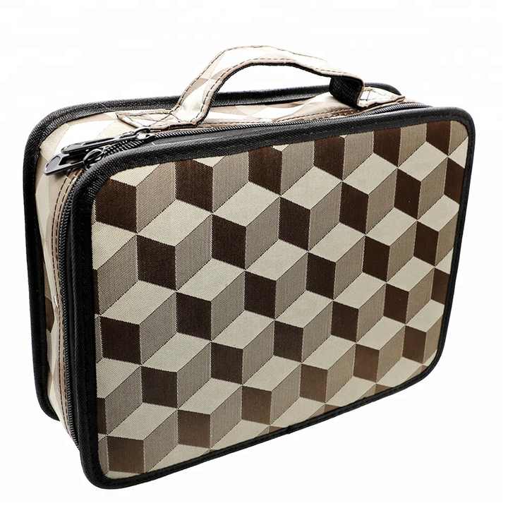 Zebra Pattern Leather Hair Dressing Salon Barber Scissor Holder Comb ...