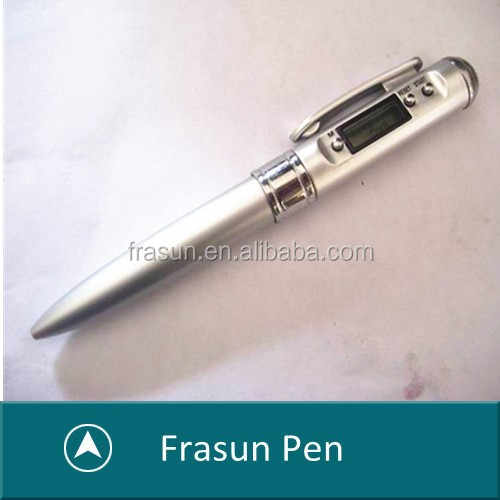 Classical Digital Clock Pen/cronometro Pen With Clock/metal Clock Pen ...
