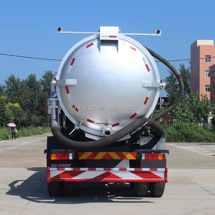 Camiones de tanque séptico de alcantarillado al vacío, equipo urbano ...
