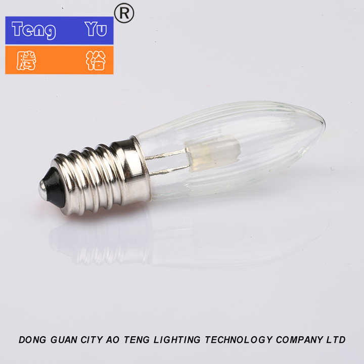 C6 E10 34V3W Candle Bridge Replacement Incandescent Light Bulb for ...