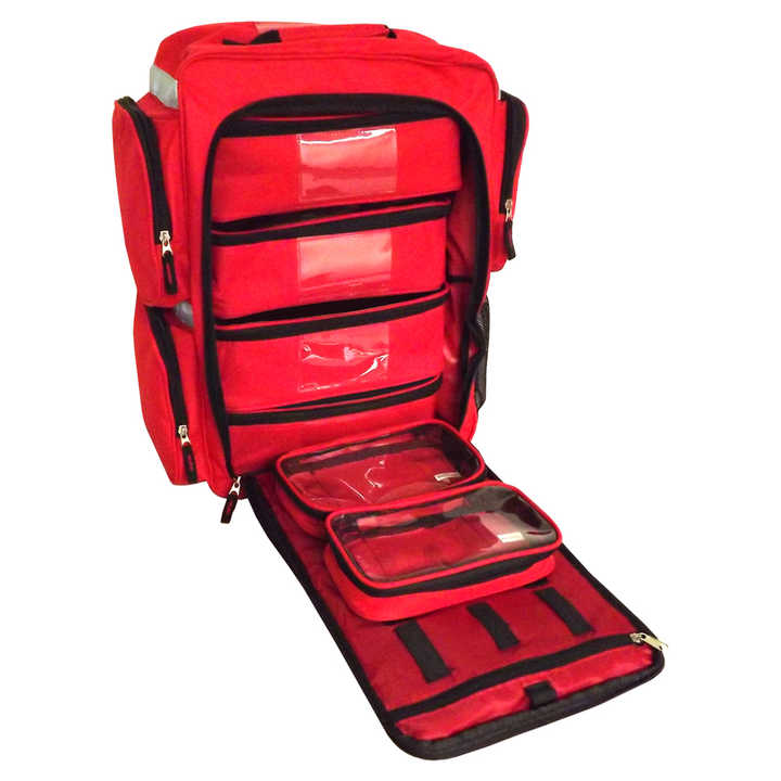 Reflective Striping Emergency Medical Backpack - First Aid Bag for ...