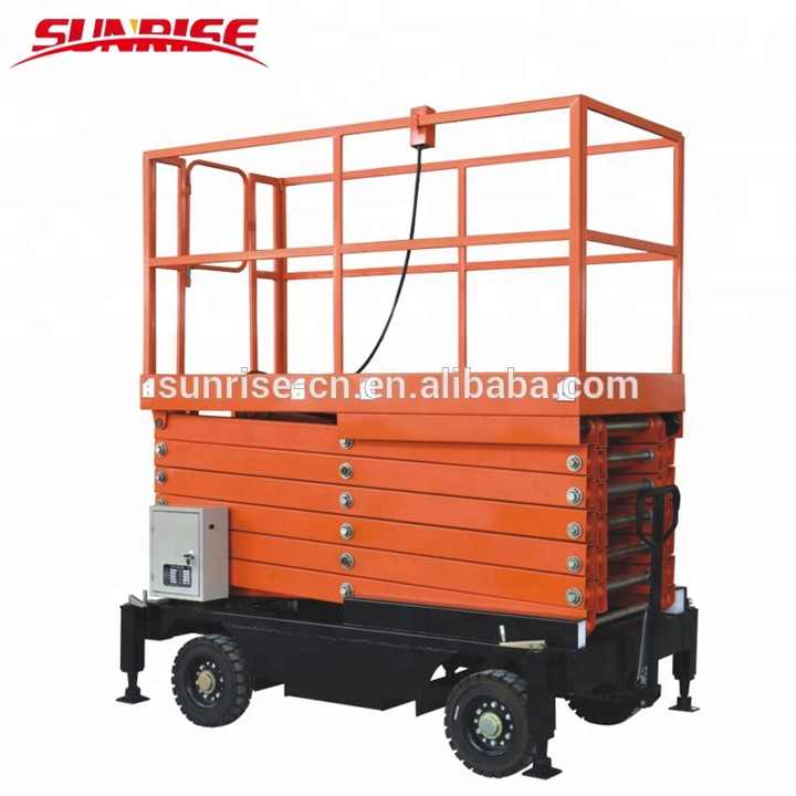 Full Electric Mobile Platform - 300kgs Capacity Scissor Lift
