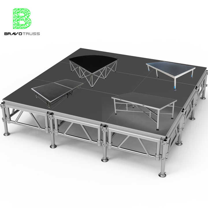 Mobile Portable Stage for Outdoor Events - DJ & Weddings