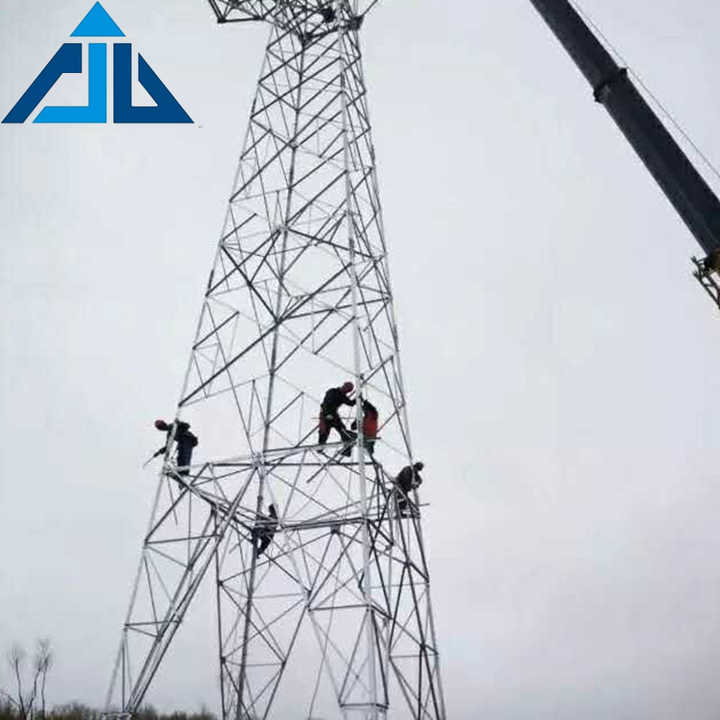 High Strength Galvanized Steel Angle Iron Tower - Torre De Fierro