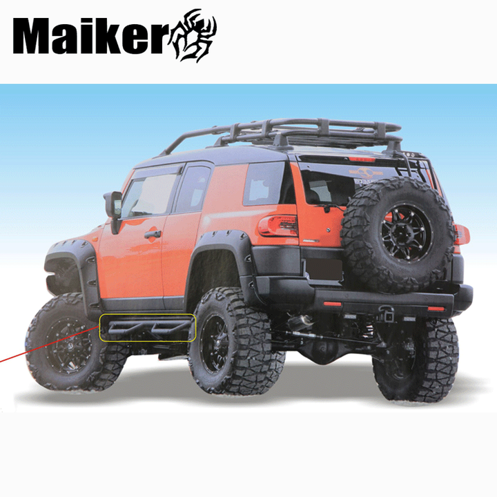 4x4 Offroad Body Parts Running Boards for FJ Cruiser 07+ Accessories ...