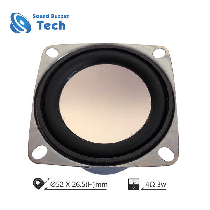 2 Inch Audio Speaker Driver 52mm 4ohm 3w With Mounting Hole - Buy 2 ...