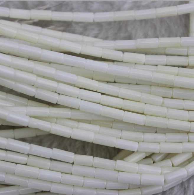 CB8052 Coral gemstone column tube beads,bamboo coral cylinder tube ...