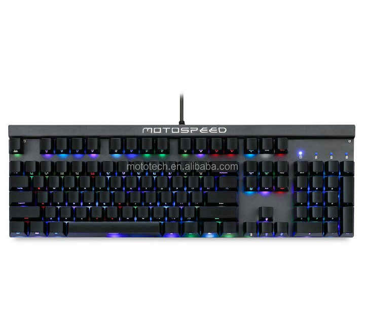 Motospeed CK103 RGB Backlight USB Mechanical Keyboard