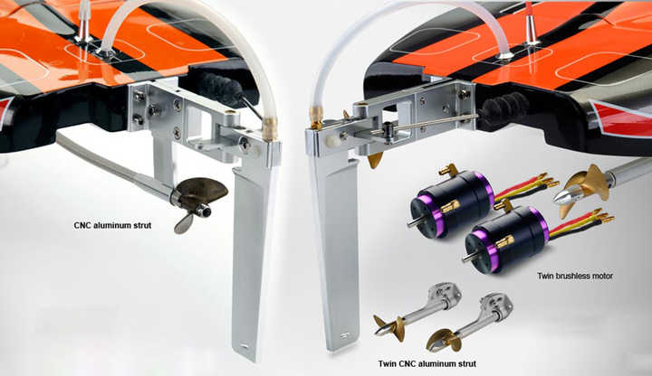 TFL Genesis Electric Brushless Boat - Dual Motor 1.4M Long