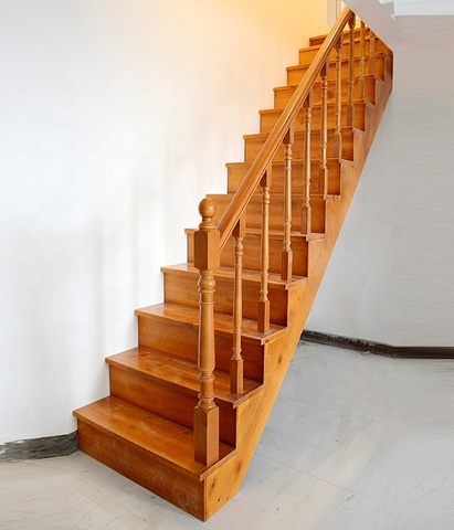 Safe and Stable Attic Oaken Wood Foldable Stair with Handrail| Alibaba.com