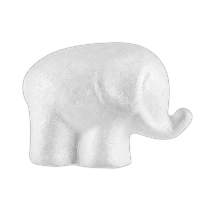 Expanded Polystyrene Resin Foam Crafts Styrofoam Craft Elephant shape ...
