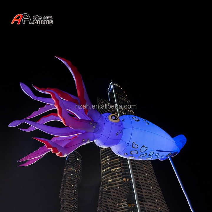 Giant Marine Animal Decorations - Inflatable Squid & Octopus
