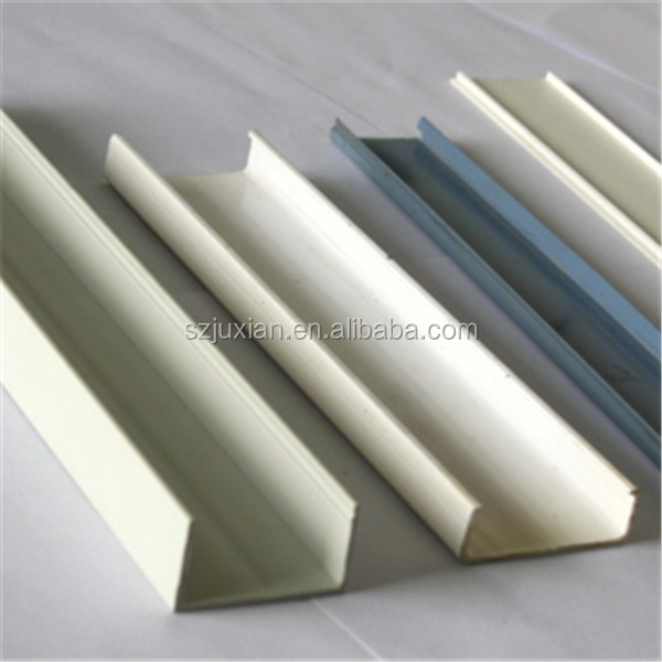 Customized Plastic U Channel PVC Profiles for LED Diffusers