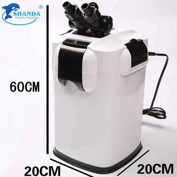 Aquarium Canister Filter SDE-1800UV by SHANDA - 1L Bio Filter