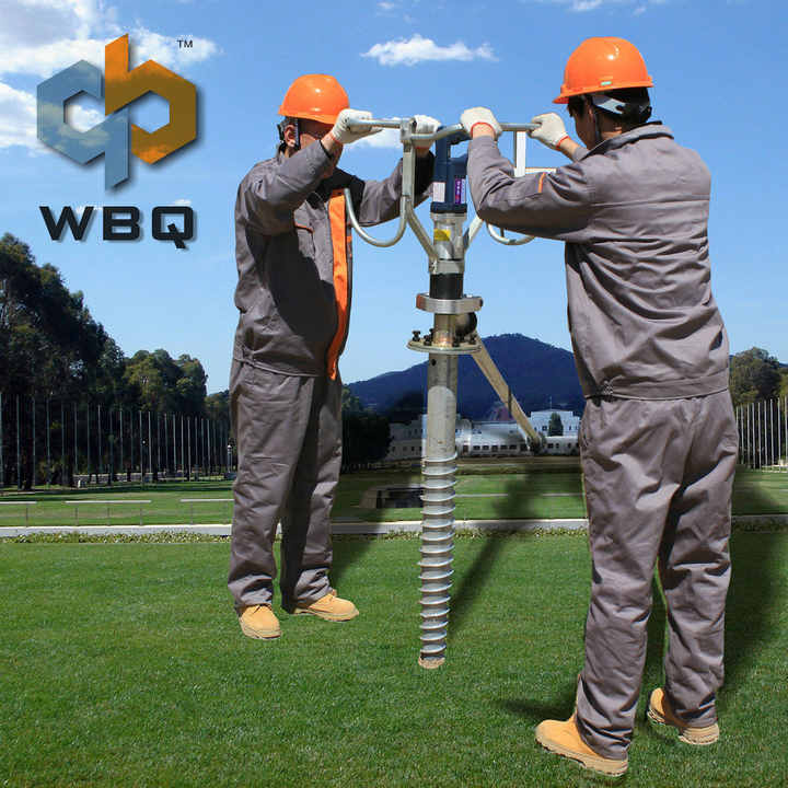 Highway Guardrail Screw Pile Anchor Machine for Ground Foundations OEM