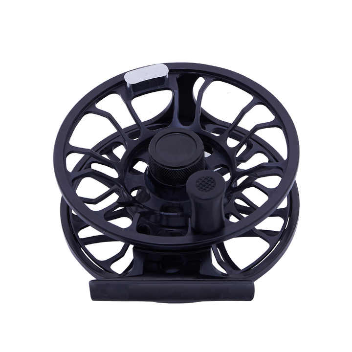 Aluminum Black Adjustable Drag Fly Fishing Reel - 3/4 to 9/12 WT