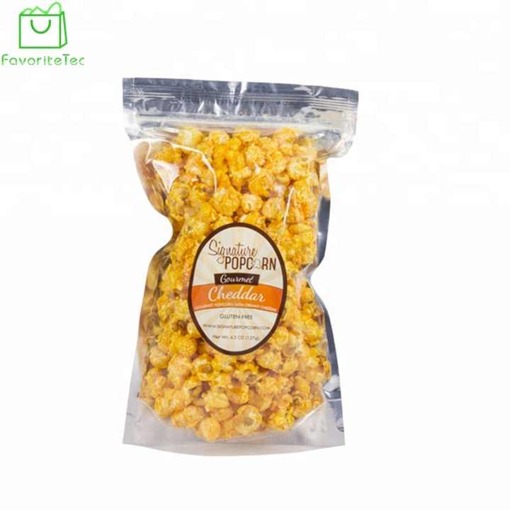 Custom Printed Heat Seal Snack Food Packaging - Popcorn Bags