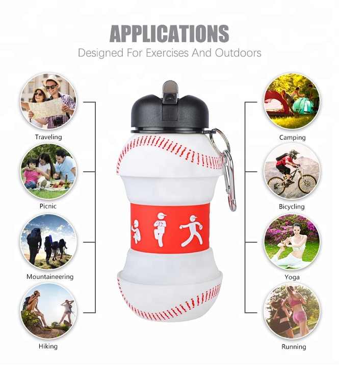 Baseball Team Water Bottles - BPA Free & Sustainable