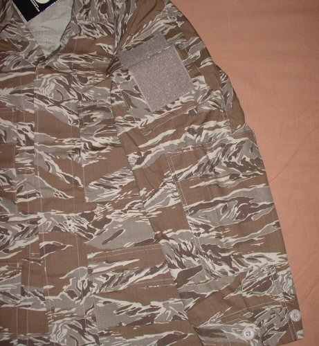 US Desert Tiger Stripe BDU tiger Stripe Tactical Camouflage Uniform ...