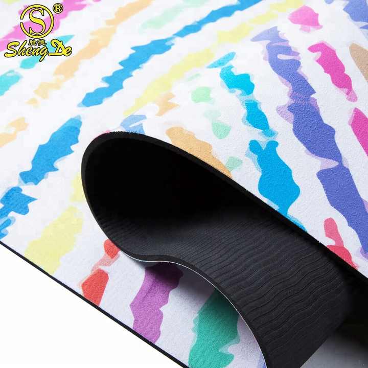 Good Grip Anti slip Custom Printing Tpe Branded Absorbent Thick Vegan ...