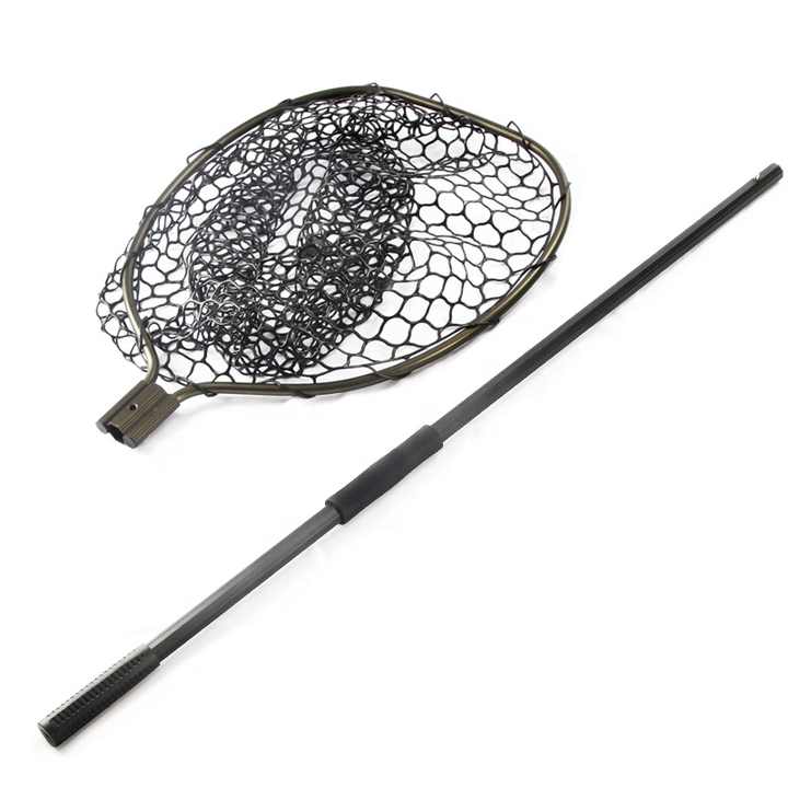 1.7m Large Carp Telescopic Fly Fishing Landing Net Rubber| Alibaba.com