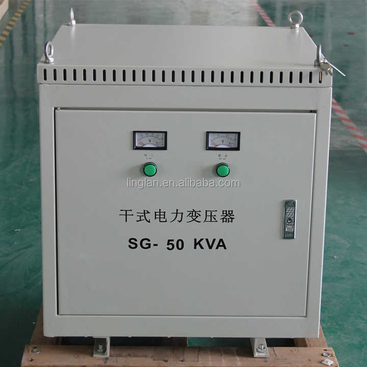 50 KVA 3 Phase Voltage Transformer - 380V to 220V Lingfran