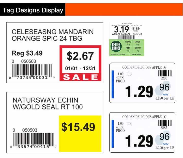 Printed Direct Thermal Paper Roll for Supermarket Labels