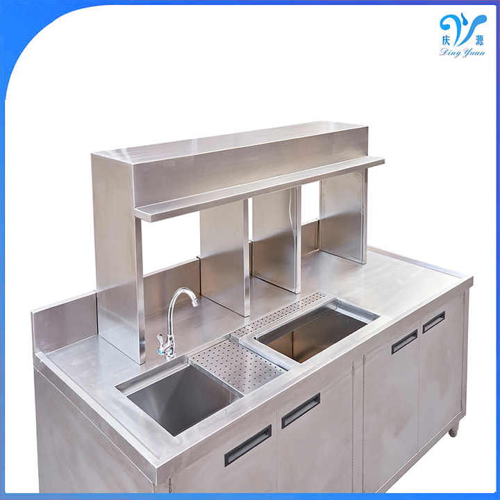 Stainless Steel Bubble Tea Counter - Durable & Versatile