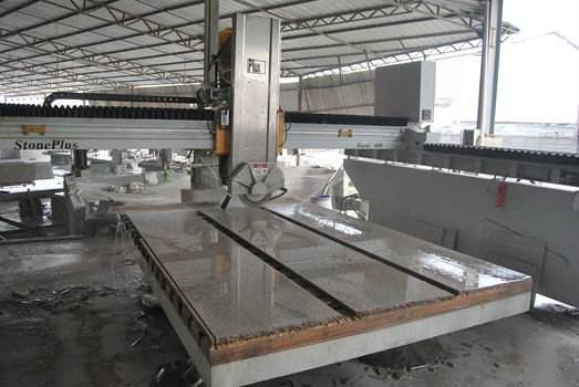 Stoneplus Basic 600PLC Stone Dimension Cutter Bridge Saw Cutting ...