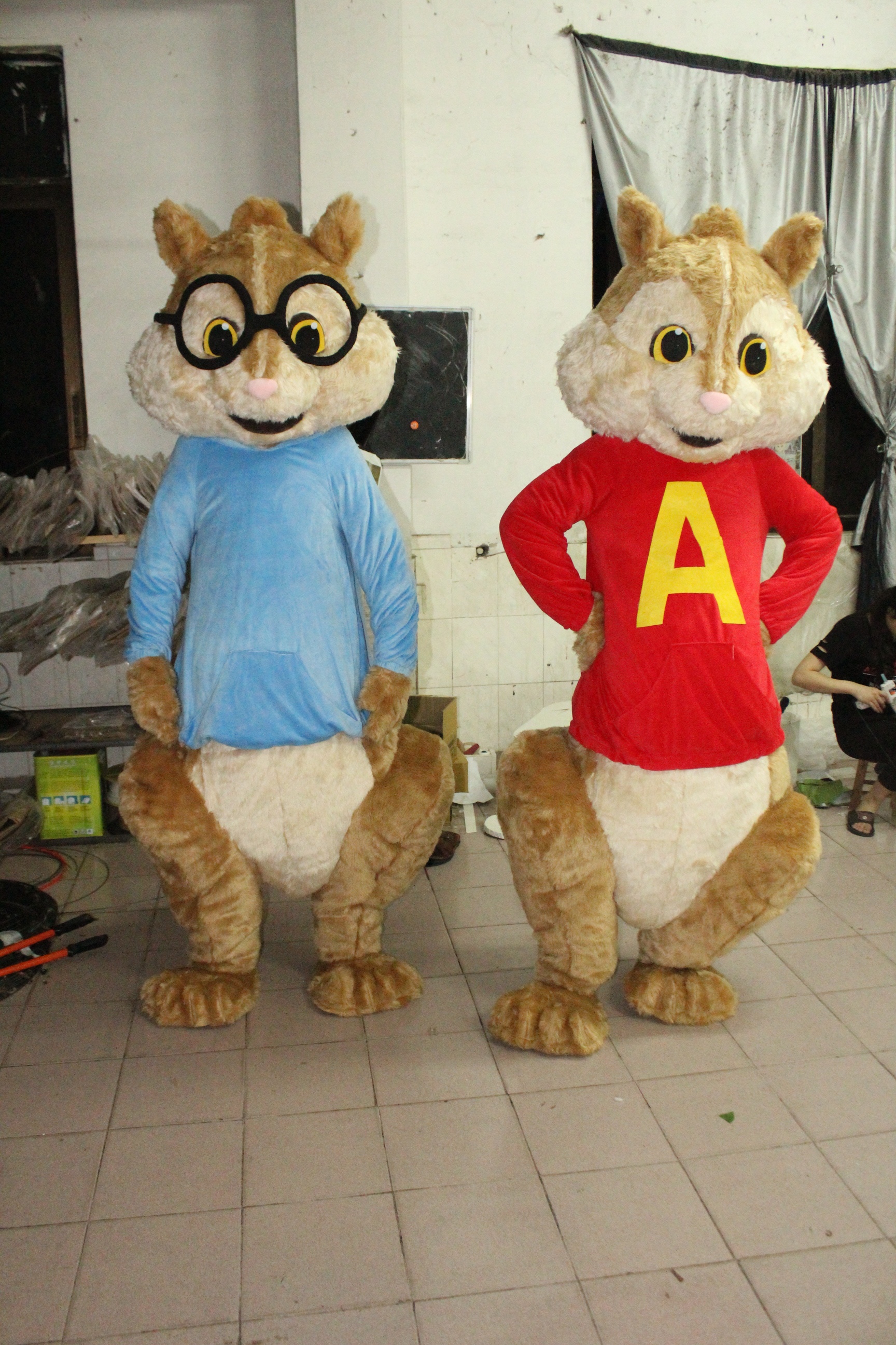 Alvin and the Chipmunks Costumes - Funtoys Mascot Outfits