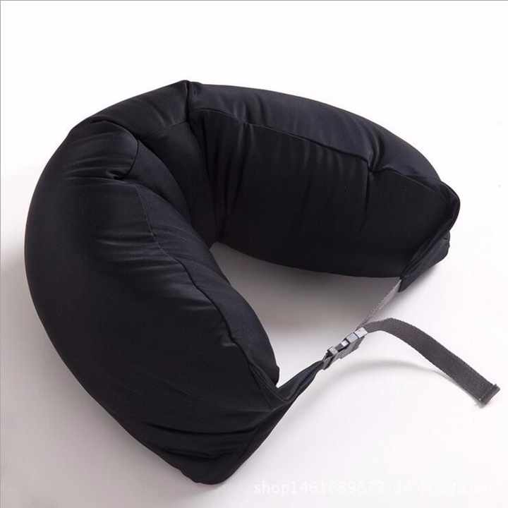 Micro Bead Neck Pillow with Hood - Ultimate Travel Comfort