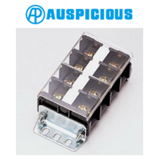 22mm2 80A 600VAC M6 Screw Joint Type Terminal Block (AT80)