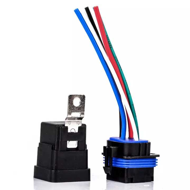 DC 12V 40A Auto Relay - Waterproof & Integrated Wired